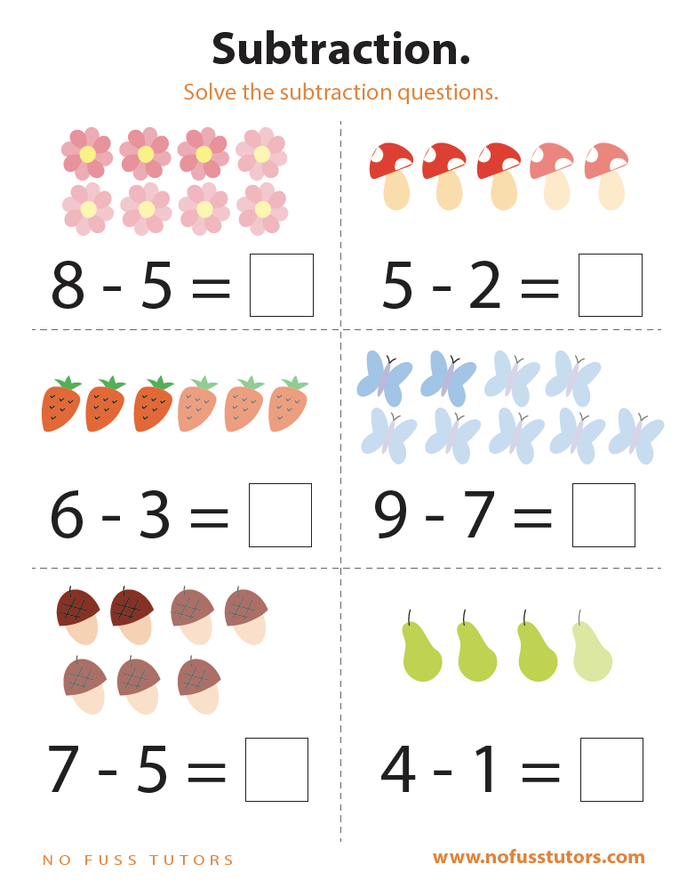 No Fuss Tutors - Worksheets and Assessments
